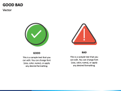 Good Bad PowerPoint and Google Slides Template - PPT Slides