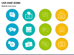 Live Chat Icons for PowerPoint and Google Slides - PPT Slides