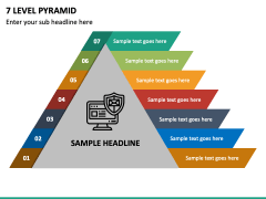 7 Level Pyramid PowerPoint Template - PPT Slides