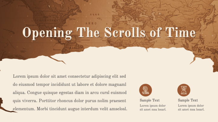 World History Theme for PowerPoint and Google Slides - PPT Slides