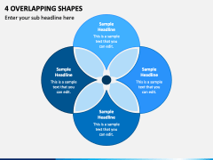 4 Overlapping Shapes PowerPoint Presentation Slides - PPT Template