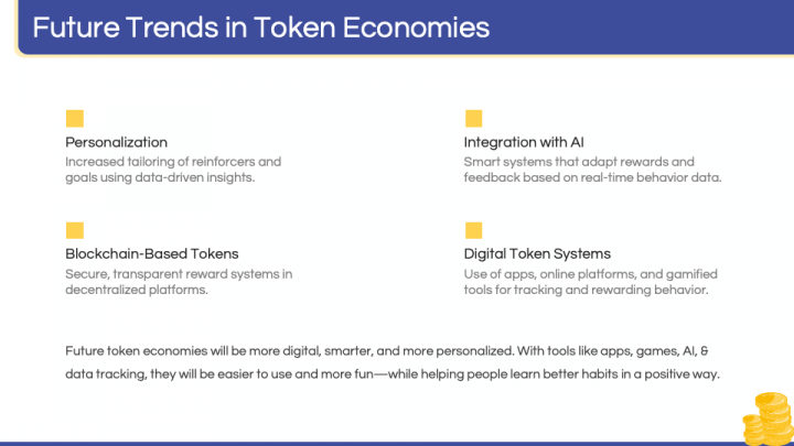 Token Economy PowerPoint and Google Slides Template - PPT Slides