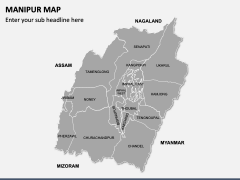 Manipur Map for PowerPoint and Google Slides - PPT Slides