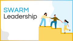 Swarm Leadership PowerPoint and Google Slides Template - PPT Slides