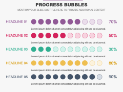 Progress Bubbles PowerPoint and Google Slides Template - PPT Slides
