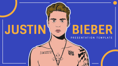 Free - Justin Bieber PowerPoint and Google Slides Template - PPT Slides