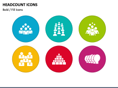 Headcount Icons for PowerPoint and Google Slides - PPT Slides