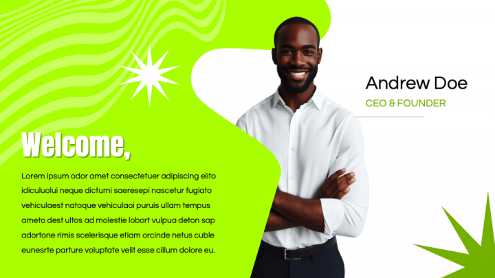 Editable Welcome Slides for PowerPoint and Google Slides - PPT Slides