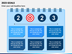2023 Goals PowerPoint and Google Slides Template - PPT Slides