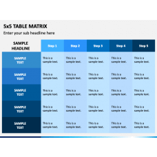 Matrix Table Infographics Templates for PowerPoint and Google Slides ...