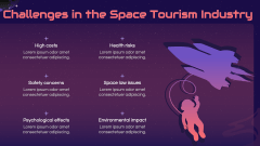 Space Tourism PowerPoint and Google Slides Template - PPT Slides