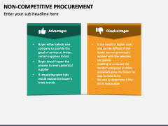 Non-Competitive Procurement PowerPoint and Google Slides Template - PPT Slides