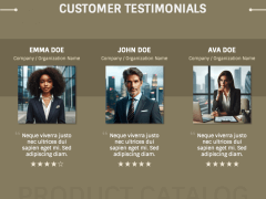 Product Catalog PowerPoint and Google Slides Template - PPT Slides