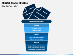 Reduce Reuse Recycle PowerPoint and Google Slides Template - PPT Slides