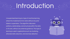 Unsupervised Learning PowerPoint and Google Slides Template - PPT Slides