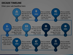 Decade Timeline PowerPoint and Google Slides Template - PPT Slides