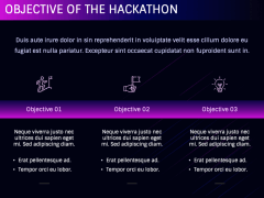 Hackathon Pitch Deck for PowerPoint and Google Slides - PPT Slides