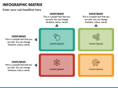 Infographic Matrix PowerPoint Template | SketchBubble