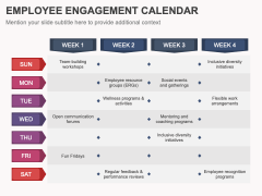 Employee Engagement Calendar PowerPoint and Google Slides Template ...