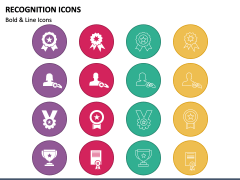 Recognition Icons for PowerPoint and Google Slides - PPT Slides