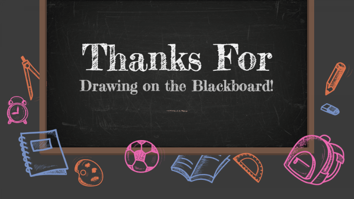 Creative Blackboard Theme for PowerPoint and Google Slides Template ...