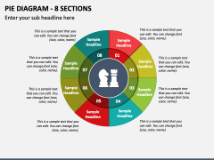 Pie Diagram - 8 Sections PowerPoint Template and Google Slides Theme