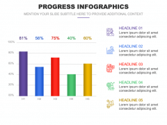 Progress Infographics for PowerPoint and Google Slides - PPT Slides