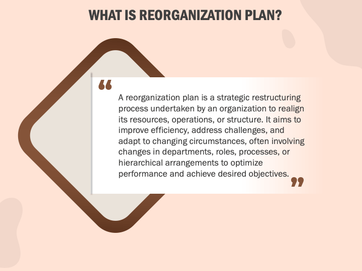Reorganization Plan PowerPoint and Google Slides Template - PPT Slides
