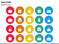 Bag Icons for PowerPoint and Google Slides - PPT Slides