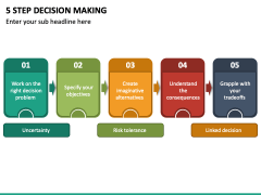 5 Step Decision Making Process PowerPoint and Google Slides Template ...