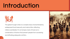 Free - Global Hunger Crisis PowerPoint and Google Slides Template - PPT ...