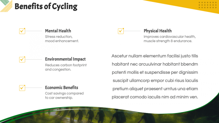 Free - Cycling Theme for PowerPoint and Google Slides - PPT Slides