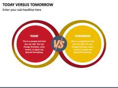 Today Versus Tomorrow PowerPoint and Google Slides Template - PPT Slides