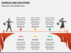 Hurdles and Solutions PowerPoint and Google Slides Template - PPT Slides