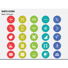 Algebra Icons PowerPoint Template - PPT Slides | SketchBubble