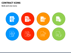 Contract Icons for PowerPoint and Google Slides - PPT Slides