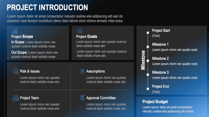 Project Introduction PowerPoint and Google Slides Template - PPT Slides