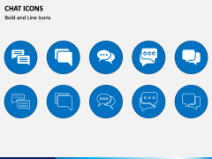 Chat Icons for PowerPoint and Google Slides - PPT Slides