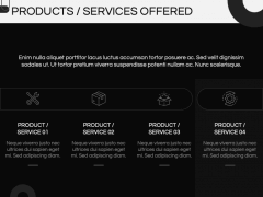 Modern Black Presentation Theme for PowerPoint and Google Slides - PPT ...