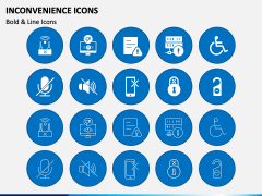 Inconvenience Icons for PowerPoint and Google Slides - PPT Slides