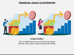 Financial Goals Illustration for PowerPoint and Google Slides - PPT Slides