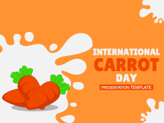 Free - International Carrot Day PowerPoint Template and Google Slides Theme