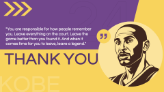 Free - Kobe Bryant PowerPoint and Google Slides Template - PPT Slides