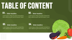 Free - Fruits and Vegetables Theme for PowerPoint and Google Slides ...
