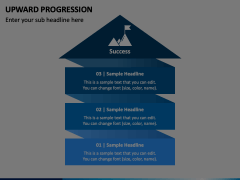 Upward Progression PowerPoint and Google Slides Template - PPT Slides