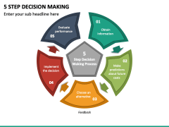 5 Step Decision Making Process PowerPoint and Google Slides Template ...