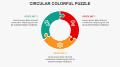 Circular Colorful Puzzle for PowerPoint and Google Slides - PPT Slides