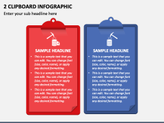 2 Clipboard Infographic PowerPoint Template and Google Slides Theme