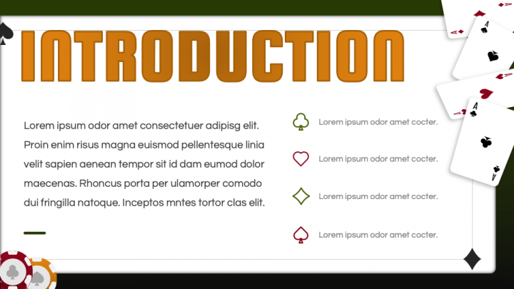 Free - Poker Theme for PowerPoint and Google Slides - PPT Slides
