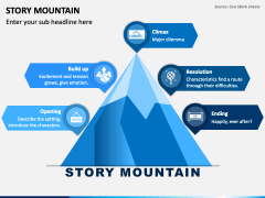 Story Mountain PowerPoint and Google Slides Template - PPT Slides